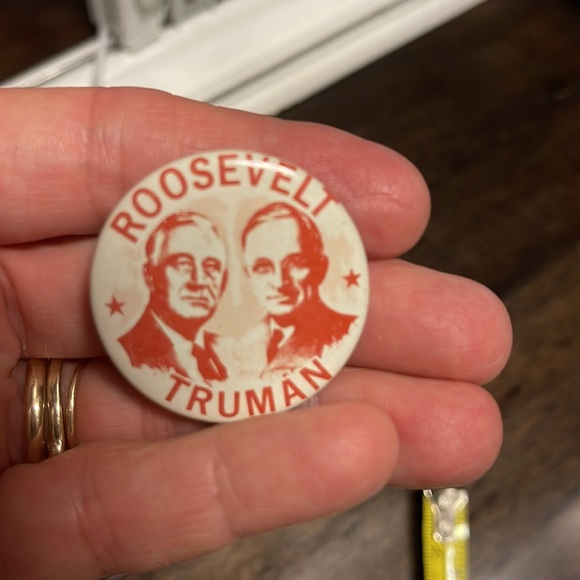 Other | 198 Vintage Roosevelt Truman Pin | Poshmark